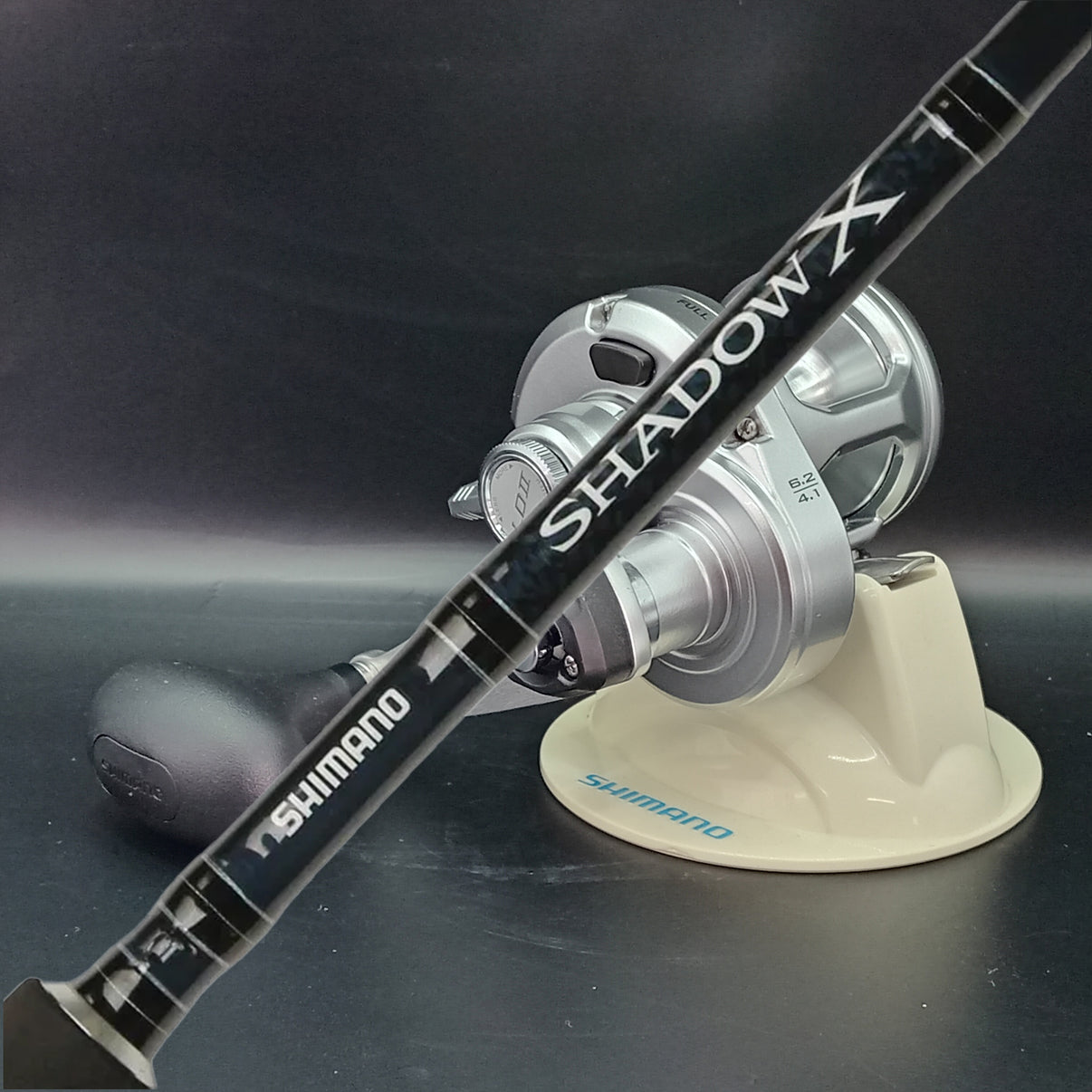 Shimano SpeedMaster 8 2 speed reel + Shadow X 7' 1pce 6-10kg overhead ...