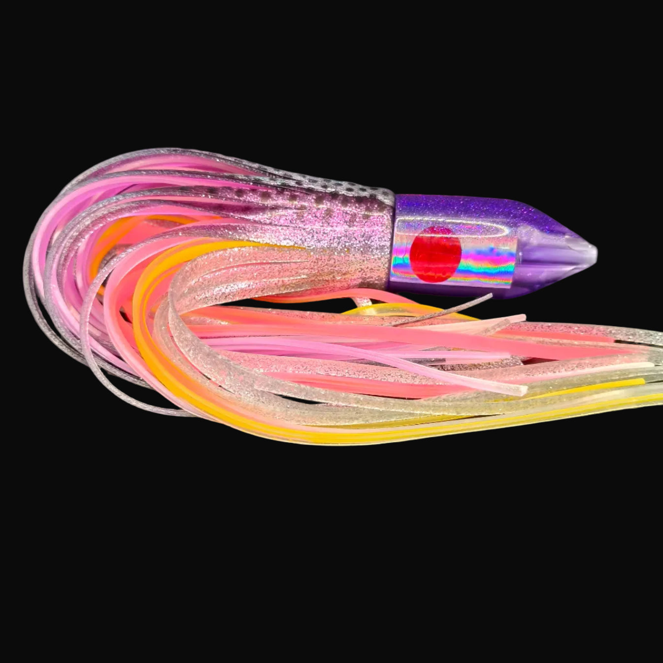 Tantrum TTS Medium Jetpack Game Fishing Lure – Purple Head with Purple ...