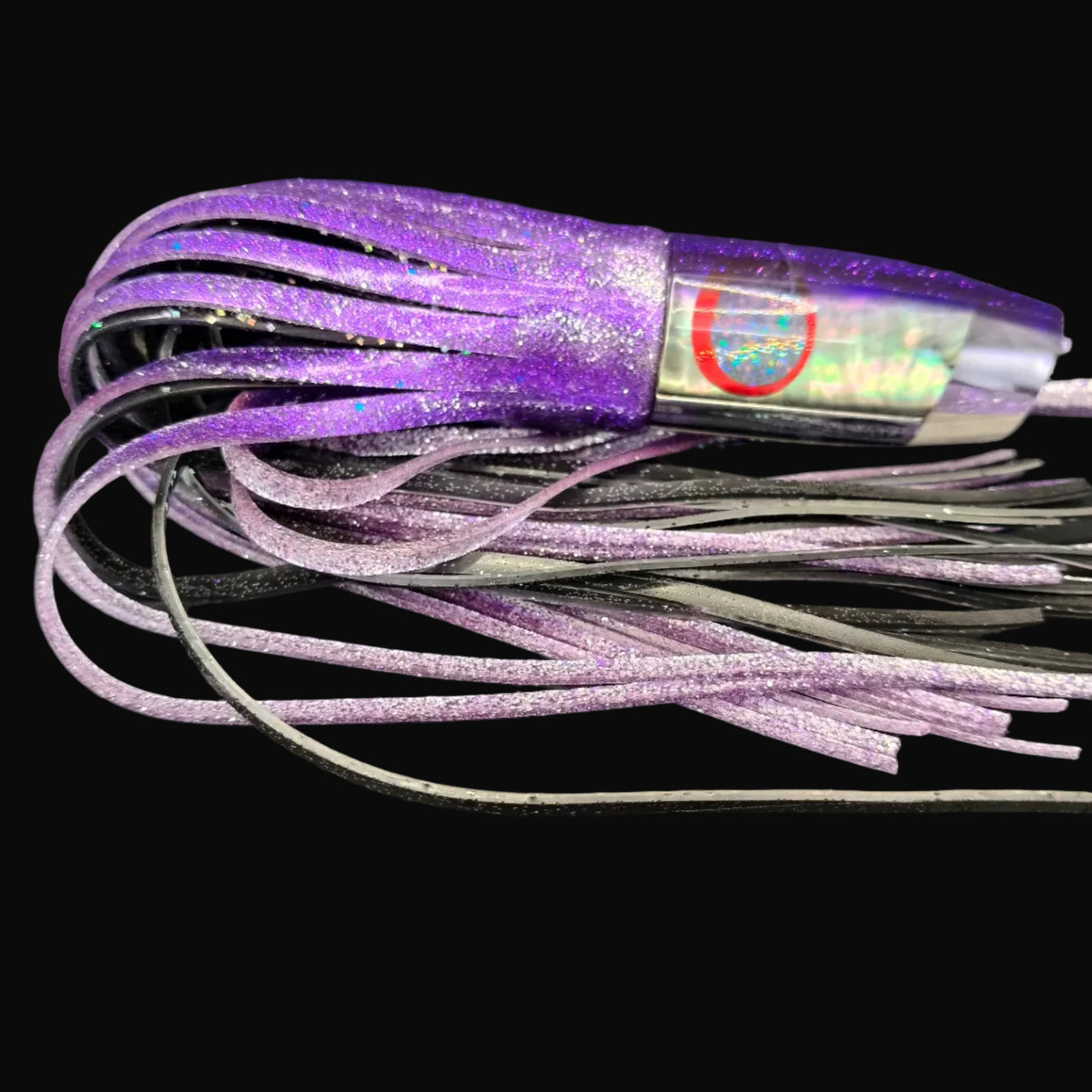 Tantrum TTS Medium Plunger Head Game Fishing Lure – Purple over Black ...